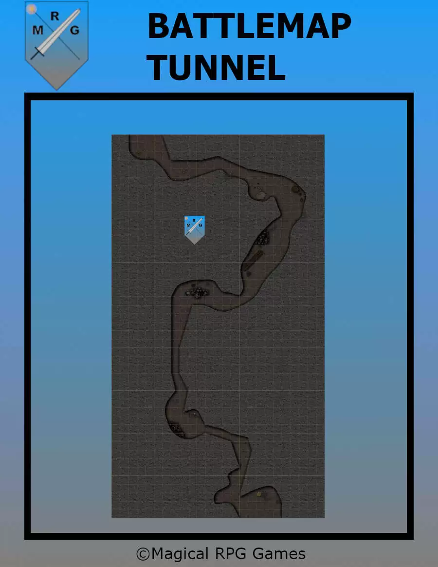 Battlemap Tunnel - Magical RPG Games | DriveThruRPG