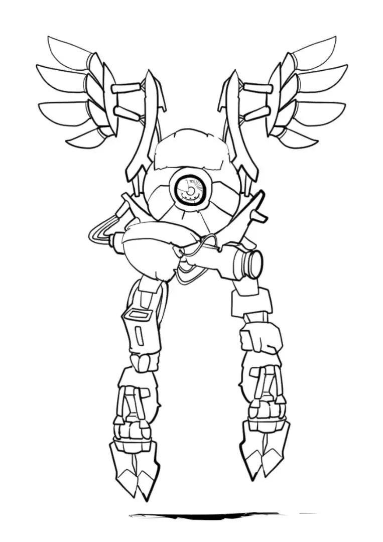 Flying Cyborg - Teresa Guido Art | DriveThruRPG