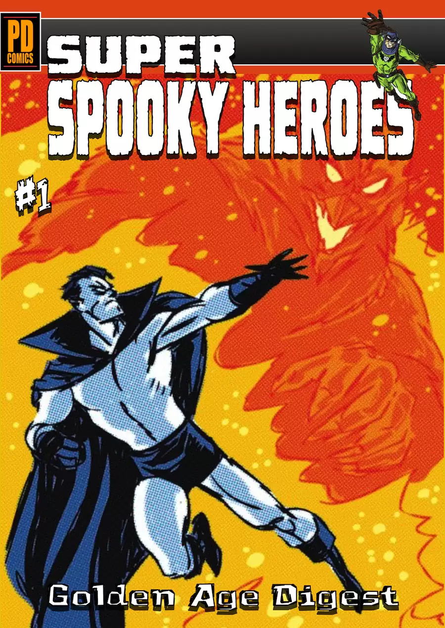 Super Spooky Heroes #1 - Public Domain Comics | DriveThruRPG