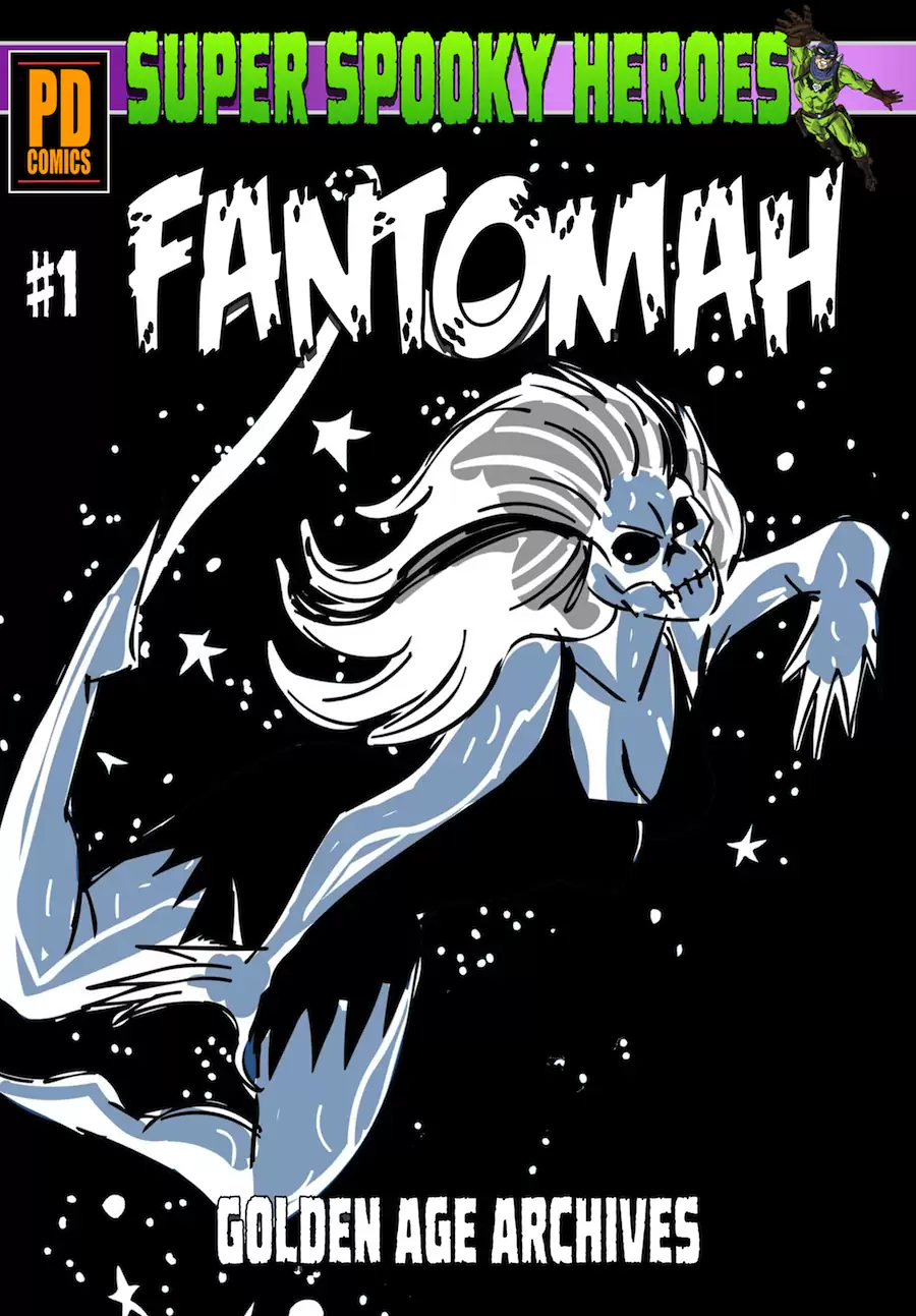 Super Spooky Heroes:Fantomah #1 - Public Domain Comics | DriveThruRPG