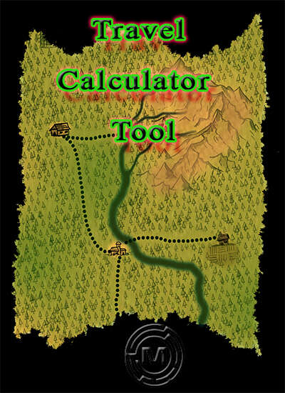 Travel calculator (tool) - Manabu Games | DriveThruRPG