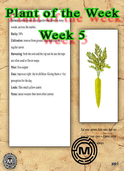 Fantasy Plant for any RPG (week 5) - Manabu Games | DriveThruRPG
