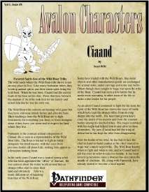 Avalon Characters Vol 1, Issue #8, Ciaand - Avalon Classic | DriveThruRPG