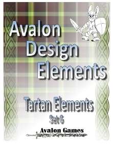 Avalon Design Elements, Tartan Set 6 - Avalon Classic | DriveThruRPG