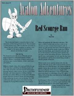 Avalon Adventures, Vol 2, Issue #3, Red Scourge Run - Avalon Classic ...