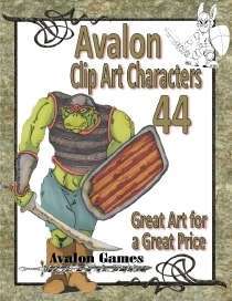 Avalon Clip Art Characters, Orc 4 - Avalon Classic | DriveThruRPG