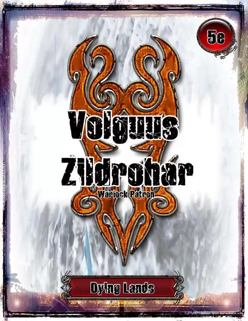 Volguus Zildrohar - Warlock Patron - Russell Sawyer | DriveThruRPG
