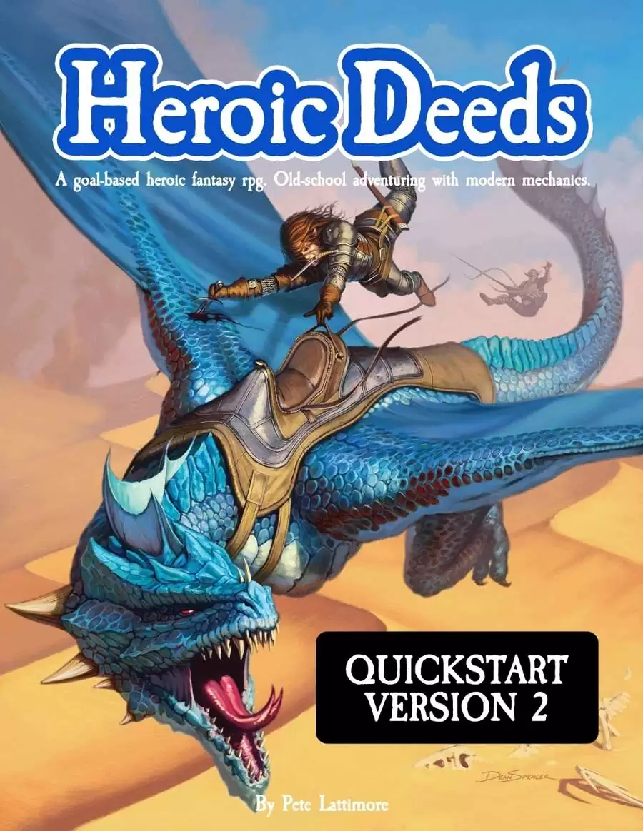 Heroic Deeds Quickstart - Garblag Games | DriveThruRPG