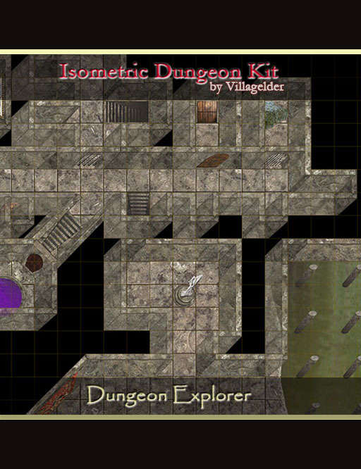 Isometric Dungeon Kit - Dungeon Explorer - Villagelder Studios ...