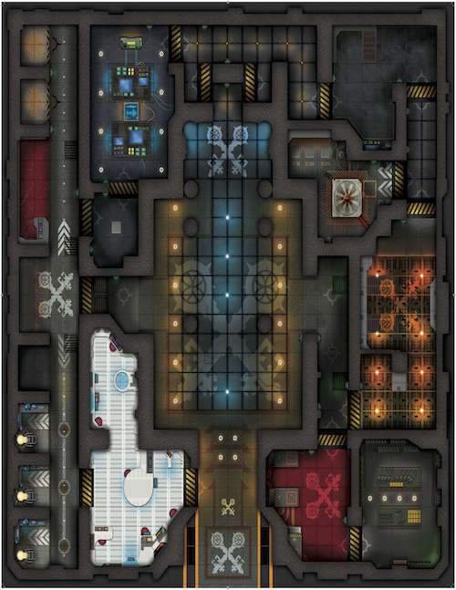 Aetherium - Axiom: Temple RPG Battle Map - Anvil 8 Games | DriveThruRPG