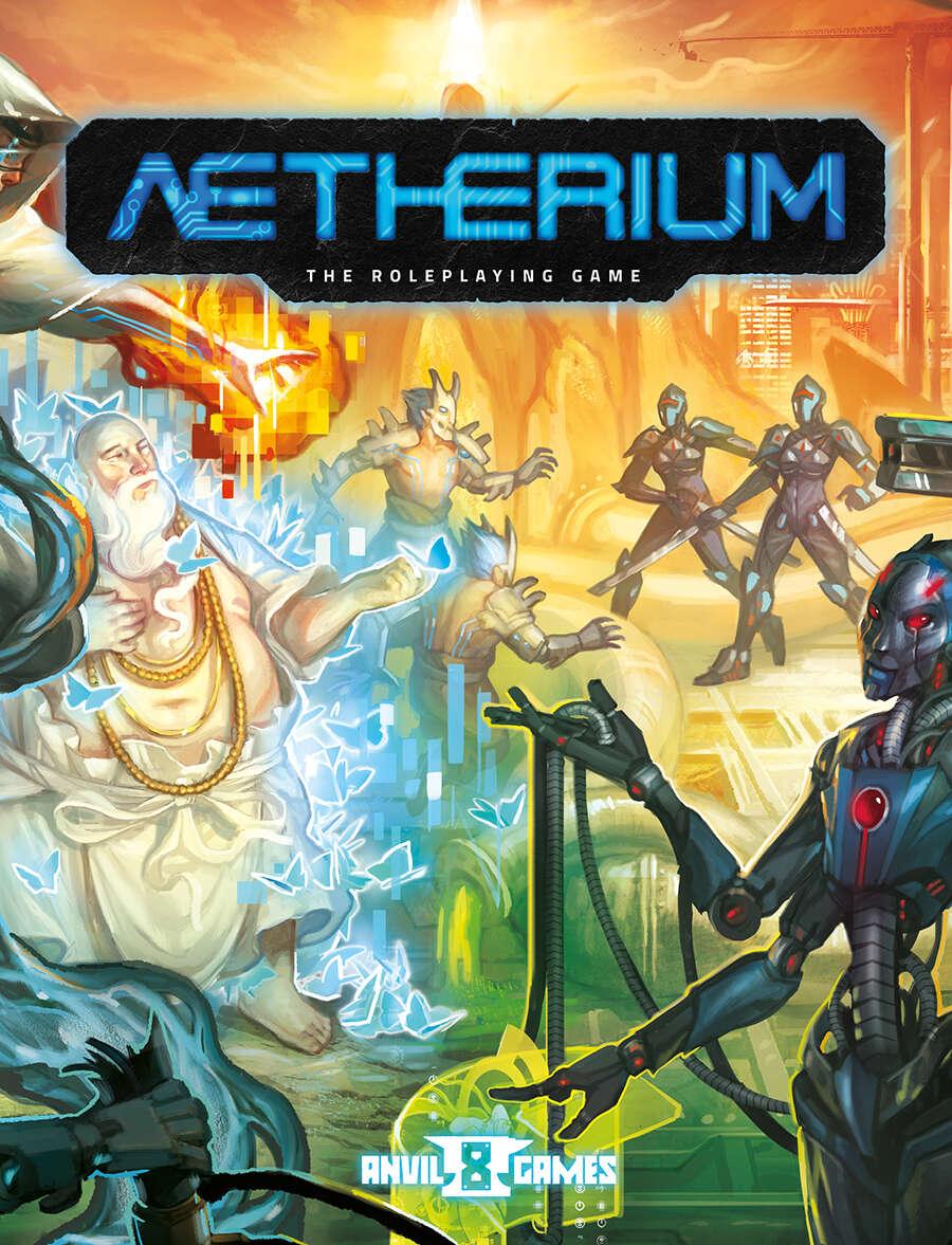 Aetherium RPG GM Screen - Anvil 8 Games | DriveThruRPG