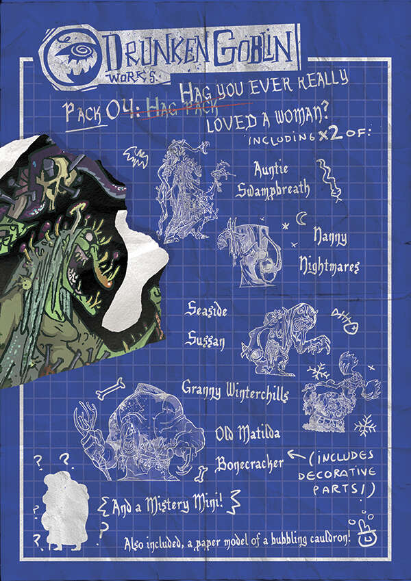 Minis Pack #04: Hag you ever really loved a woman?(Hags pack) - Drunken ...