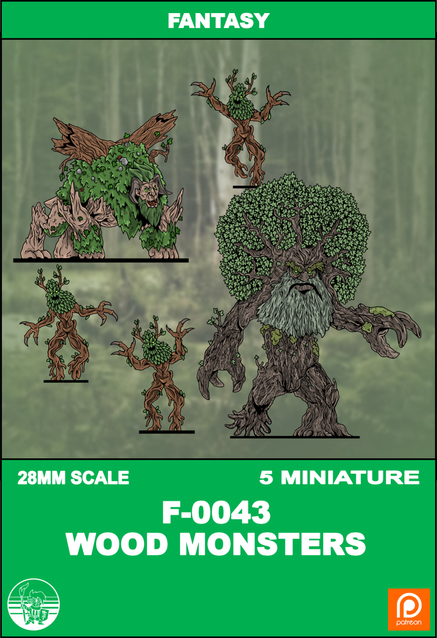 F-0043 - WOOD MONSTERS - antohammer the lonely wargamer | FANTASY SERIE ...