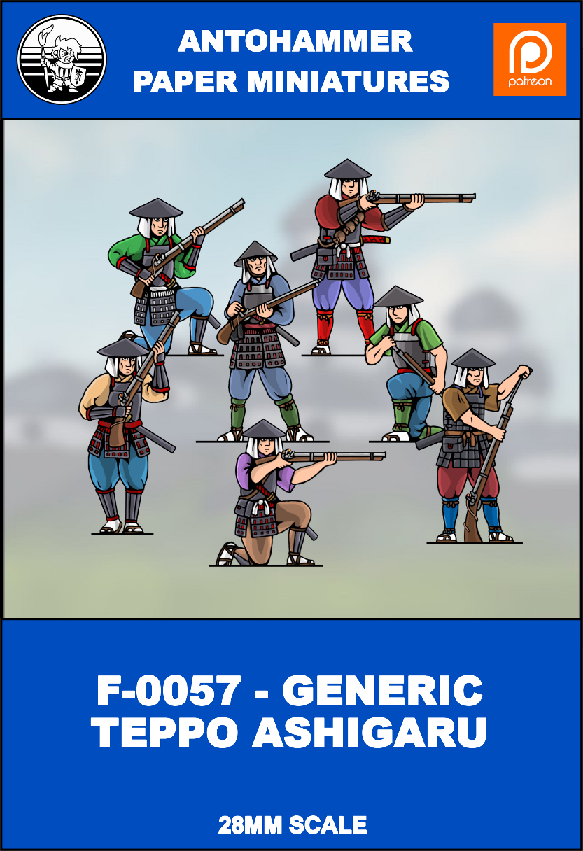 F-0057 - GENERIC TEPPO ASHIGARU - antohammer the lonely wargamer ...