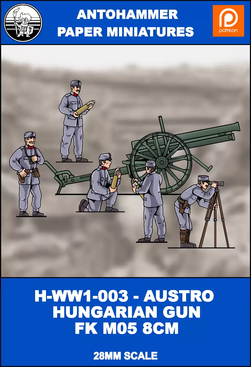 H-WW1-003 - AUSTRO HUNGARIAN GUN FK M05 8CM - antohammer the lonely ...