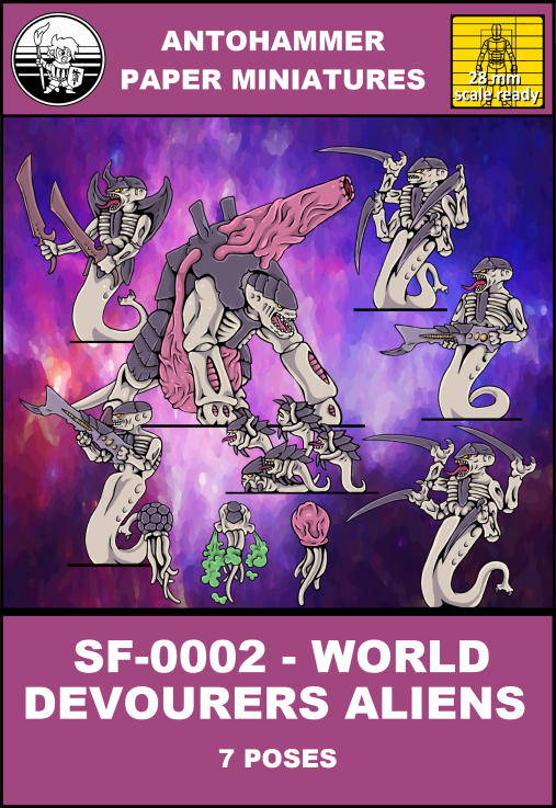 SF-0002 - WORLD DEVOURERS ALIENS - antohammer the lonely wargamer ...