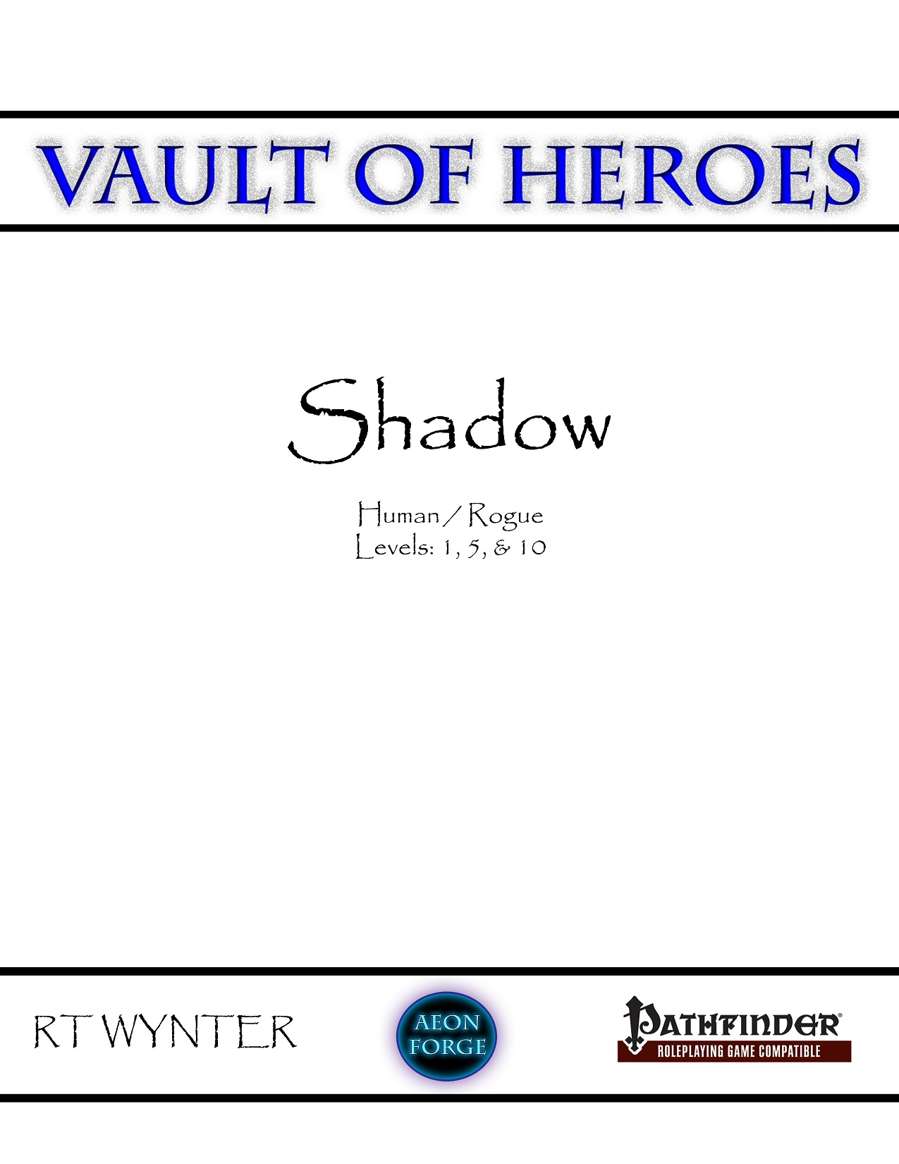 Vault of Heroes - Shadow - Aeon Forge | DriveThruRPG