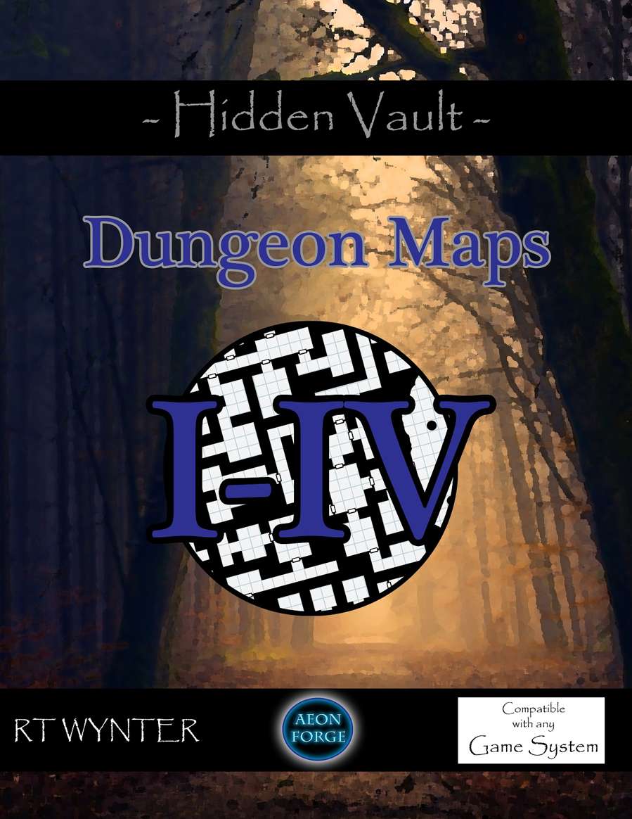 Hidden Vault: Dungeon Map Bundle 1 - Aeon Forge | DriveThruRPG