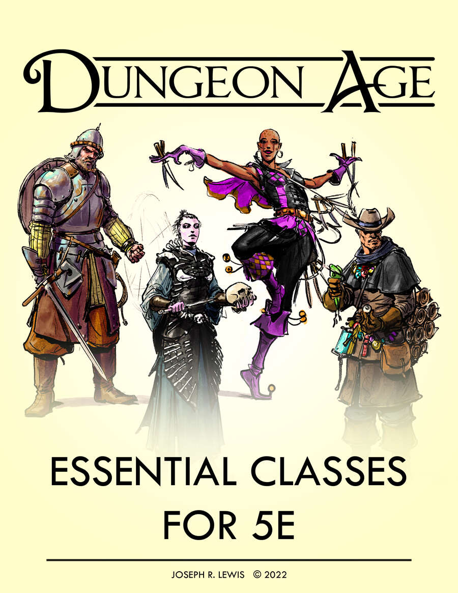 Essential Classes for 5E - Dungeon Age Adventures | DriveThruRPG
