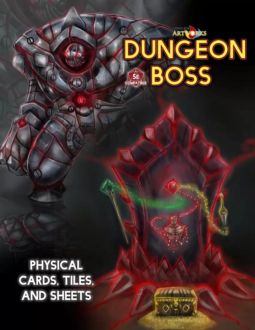 DUNGEON BOSS 5E (PHYSICAL) - Diego Pisa Artworks | DriveThruRPG