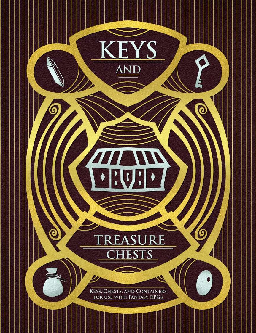KEYS AND TREASURE CHESTS - Diego Pisa Artworks | DriveThruRPG