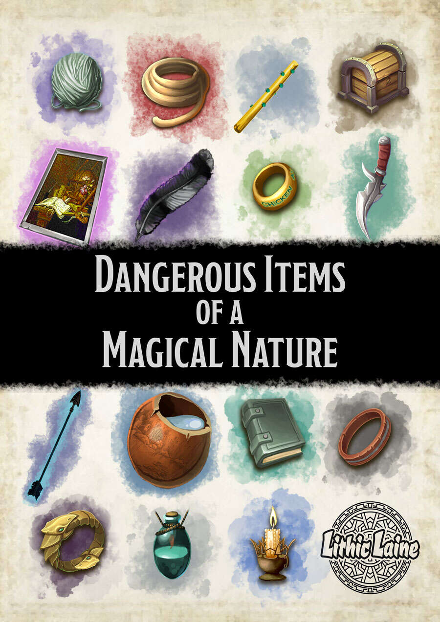 Dangerous Items of a Magical Nature - Lithic Laine | DriveThruRPG