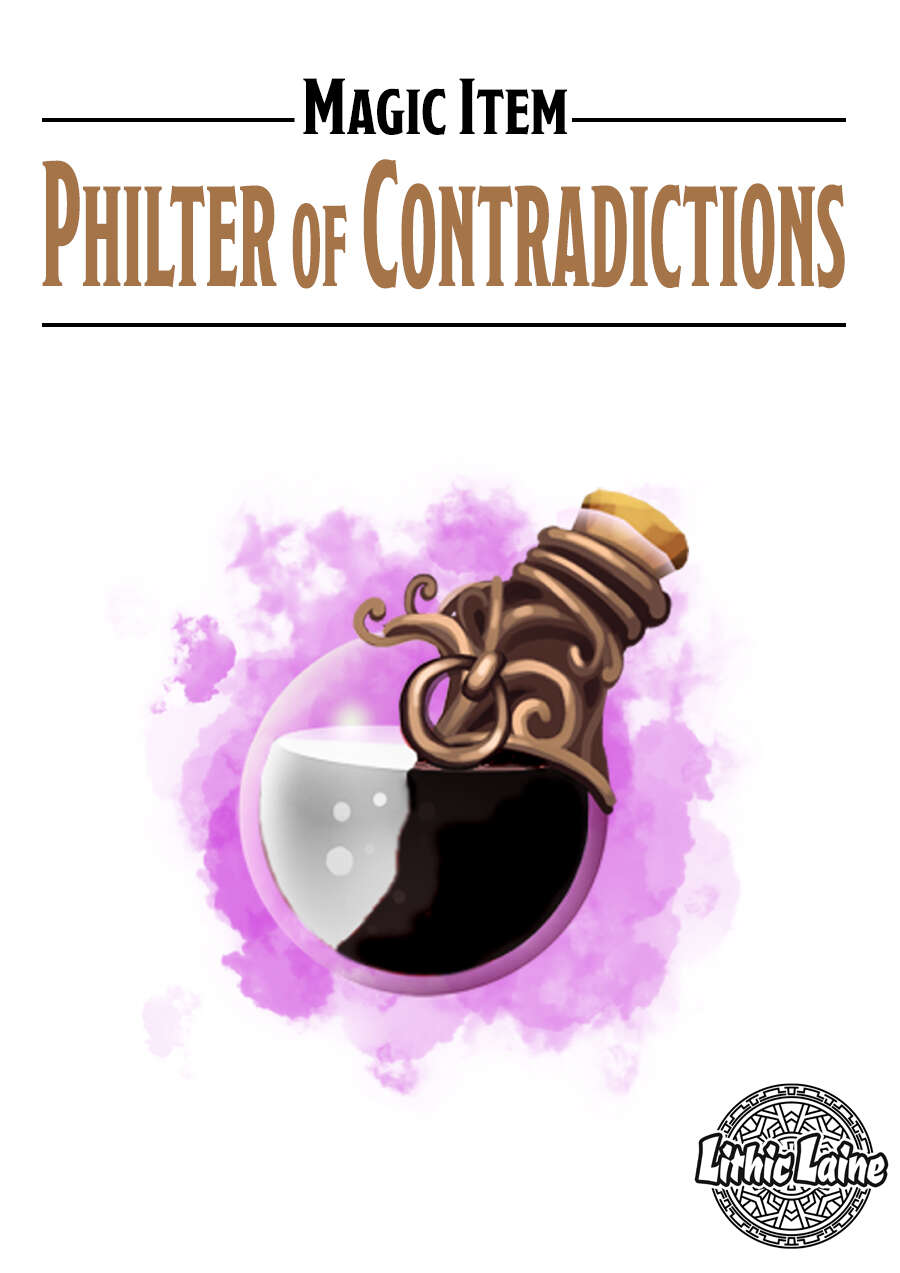 Magic Item - Philter of Contradictions - Lithic Laine | DriveThruRPG