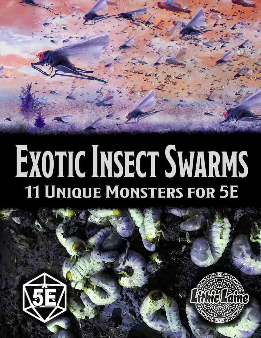 Exotic Insect Swarms 5E - Lithic Laine | DriveThruRPG