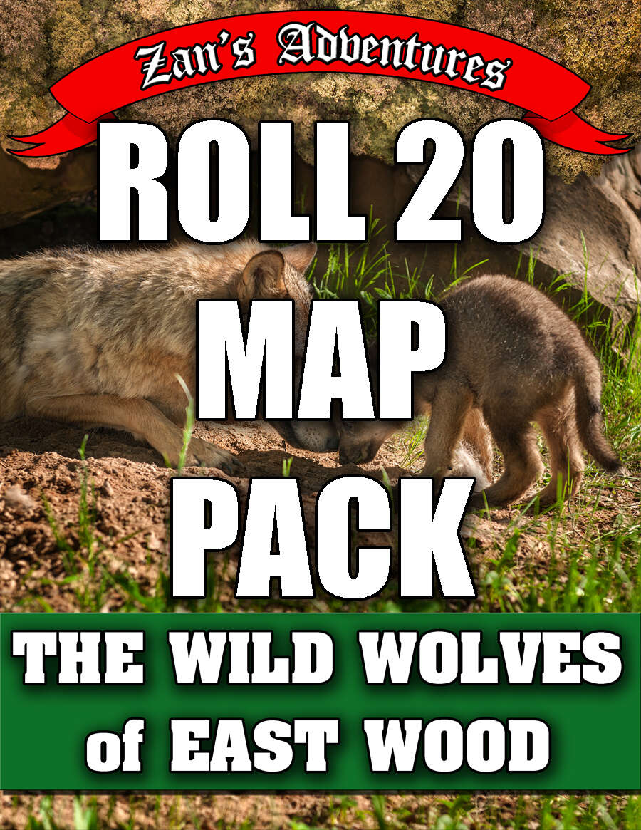 Roll 20 (VTT) Map Pack for The Wild Wolves of East Wood - Zan's ...