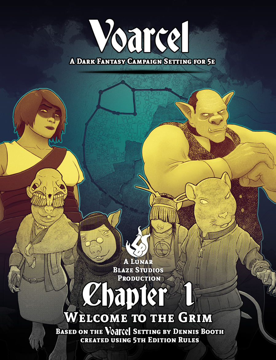 Voarcel: A Dark Fantasy setting for 5e. Chapter 1 - Lunar Blaze Studios | DriveThruRPG