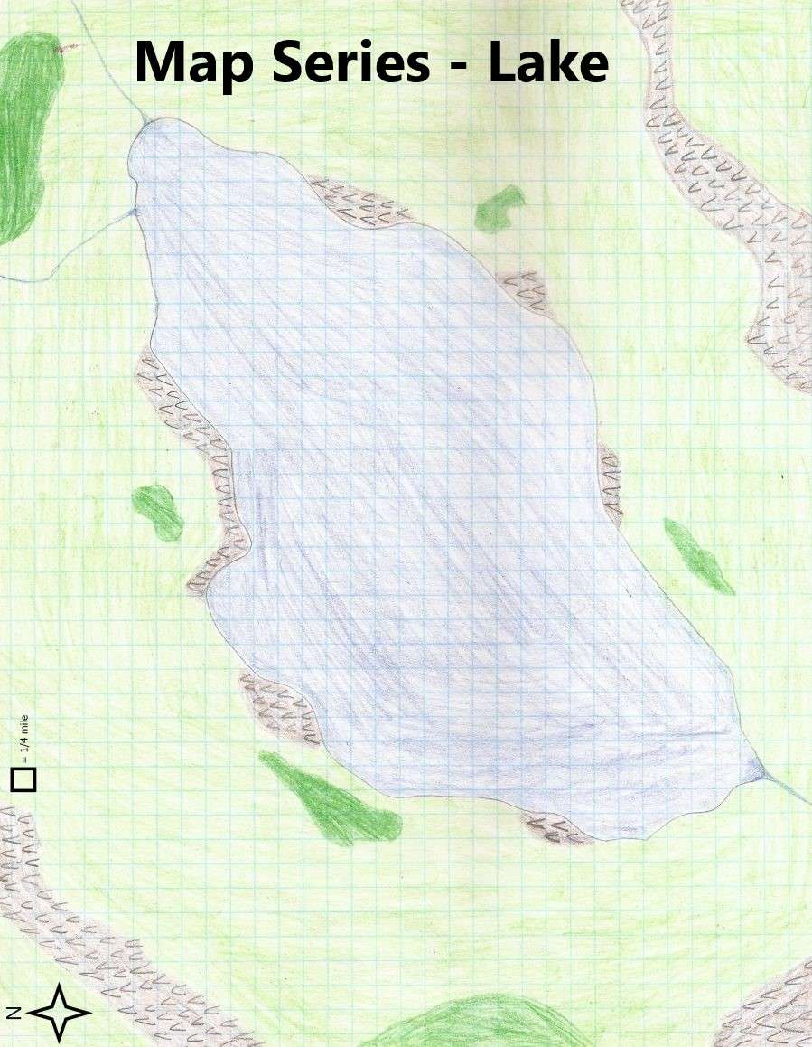Map Series - Lake - DragonLord Productions | DriveThruRPG
