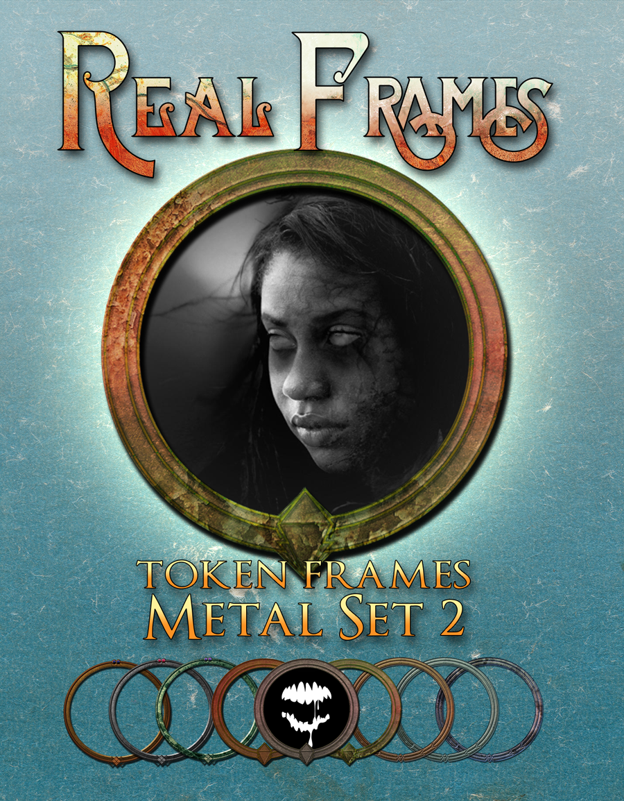Real Frames - Metal Set 2 (For Portraits & Tokens) - Bite Size Horror ...