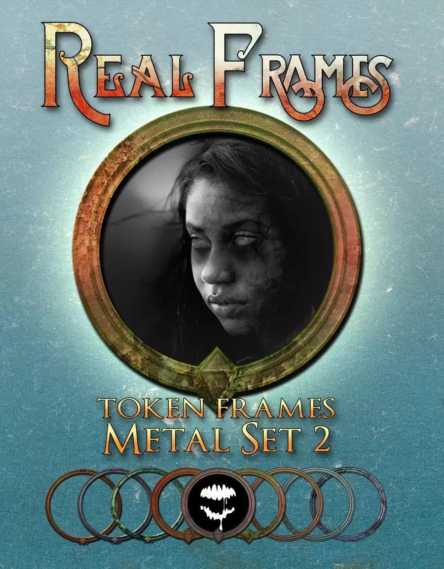 Real Frames - Metal Set 2 (For Portraits & Tokens) - Bite Size Horror ...