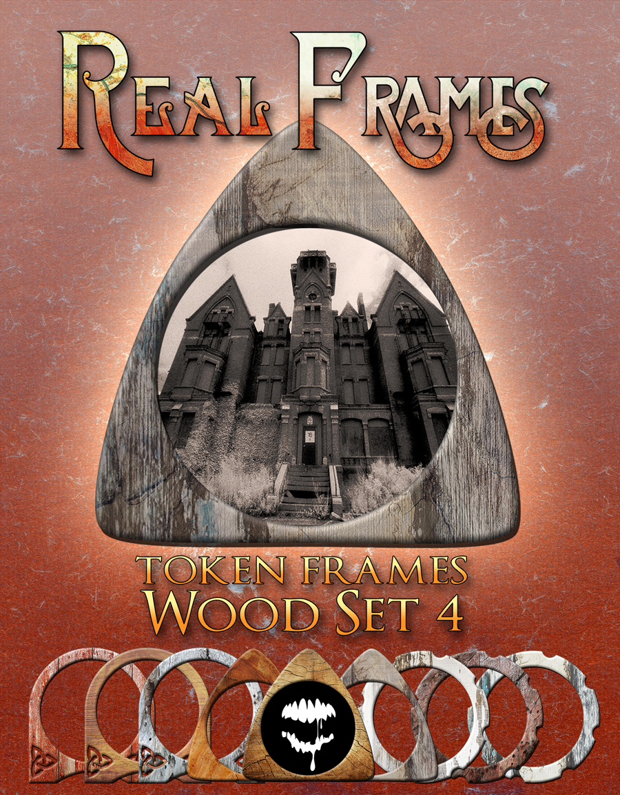 Real Frames - Wood Set 4 (For Portraits & Tokens) - Bite Size Horror ...