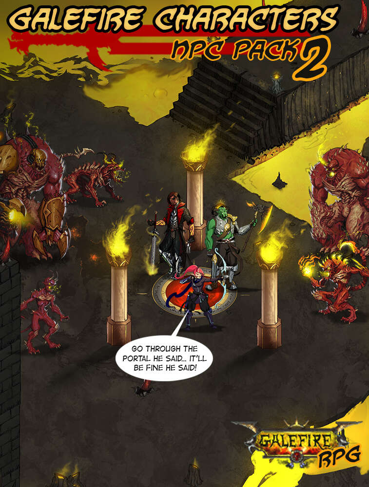 GalefireRPG Characters NPC Pack 2 - GalefireRPG | DriveThruRPG