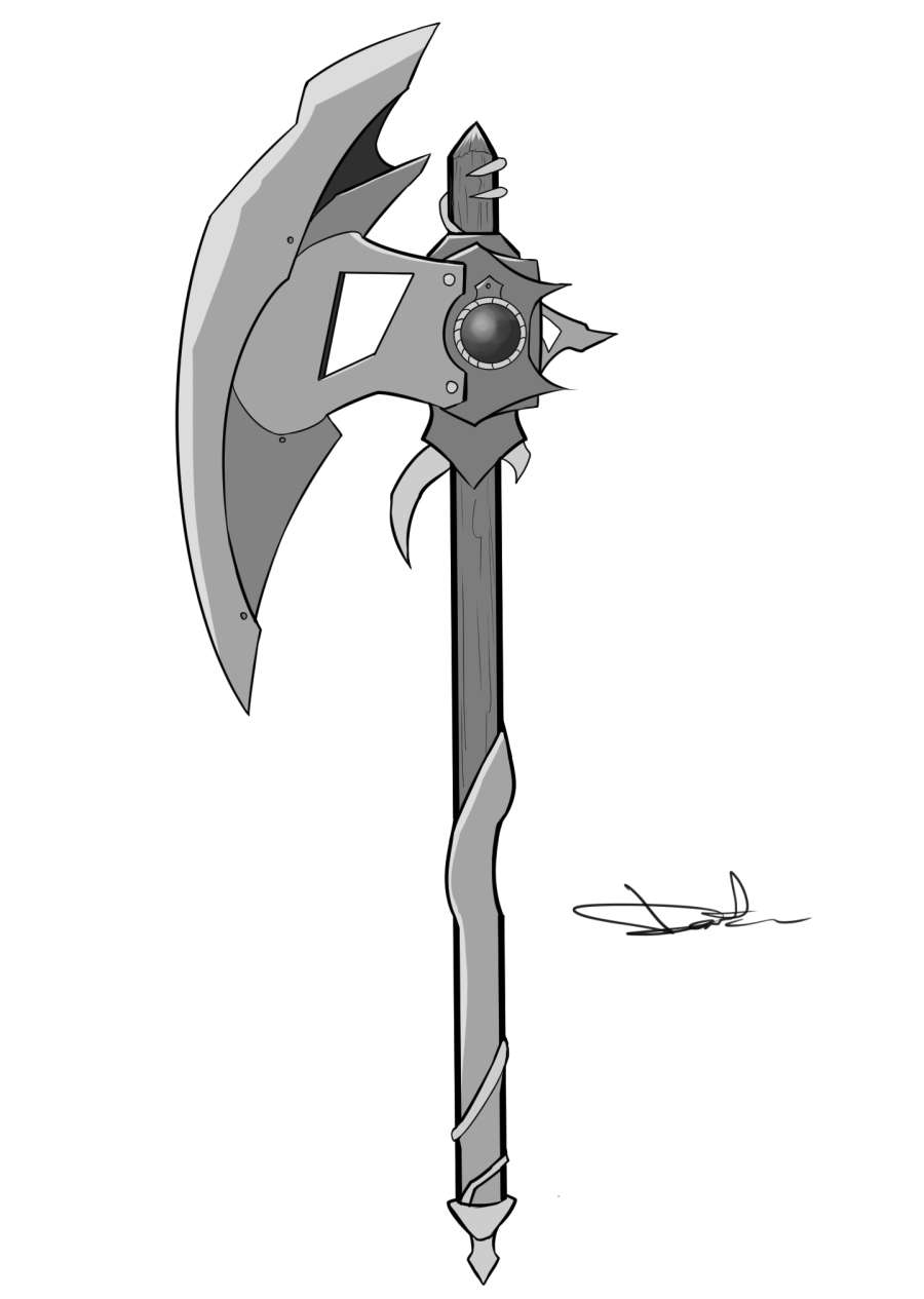 Weapon Stock Art:Soul Axe of Torment-Rpg Stock Art - Art_0ni ...