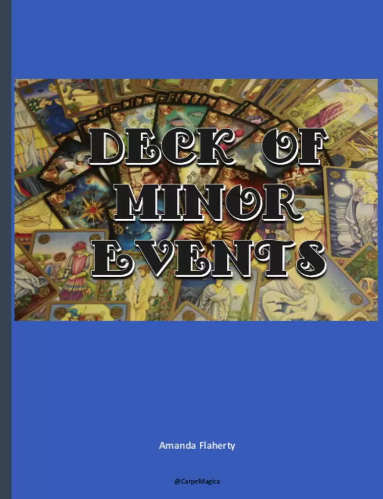 Deck of Minor Events - CarpeMagica | DriveThruRPG