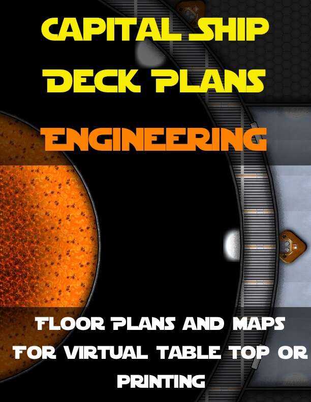 Capital Ship Deck Plans: Engineering | Map Pack - MmpApps | Science ...