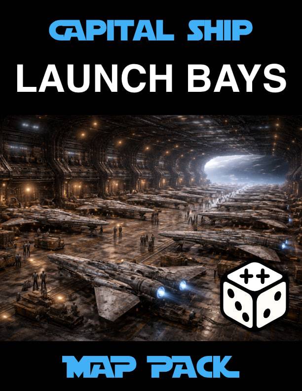 Capital Ship Deck Plans: Launch Bay | Map Pack - MmpApps | Science ...
