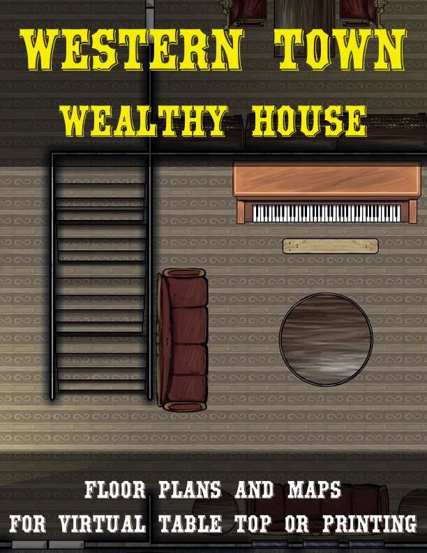 Western Town: Wealthy House | Map Pack - MmpApps | Western Maps ...