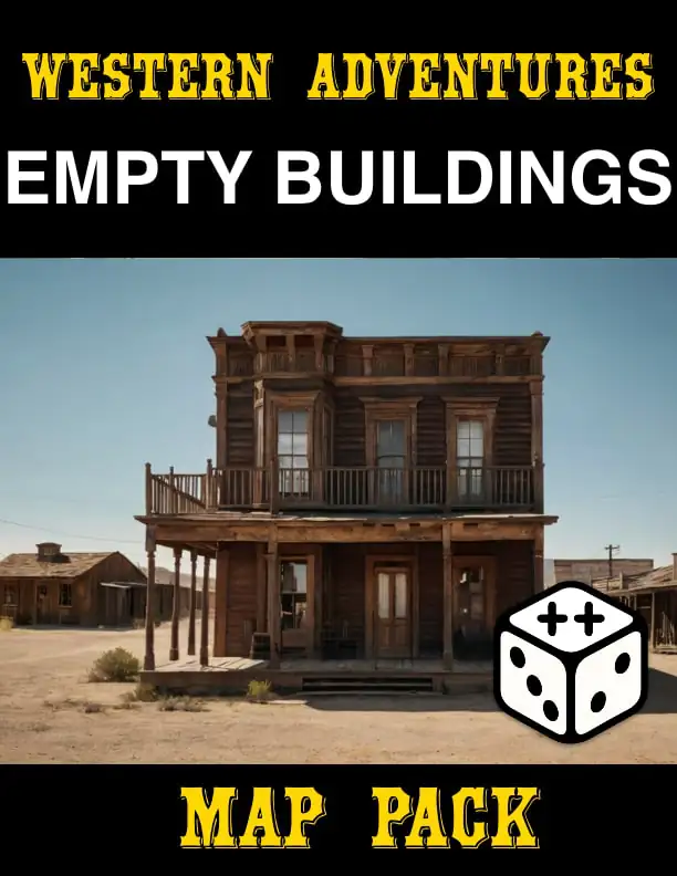 Western Town: Empty Buildings | Map Pack - MmpApps | Western Maps ...