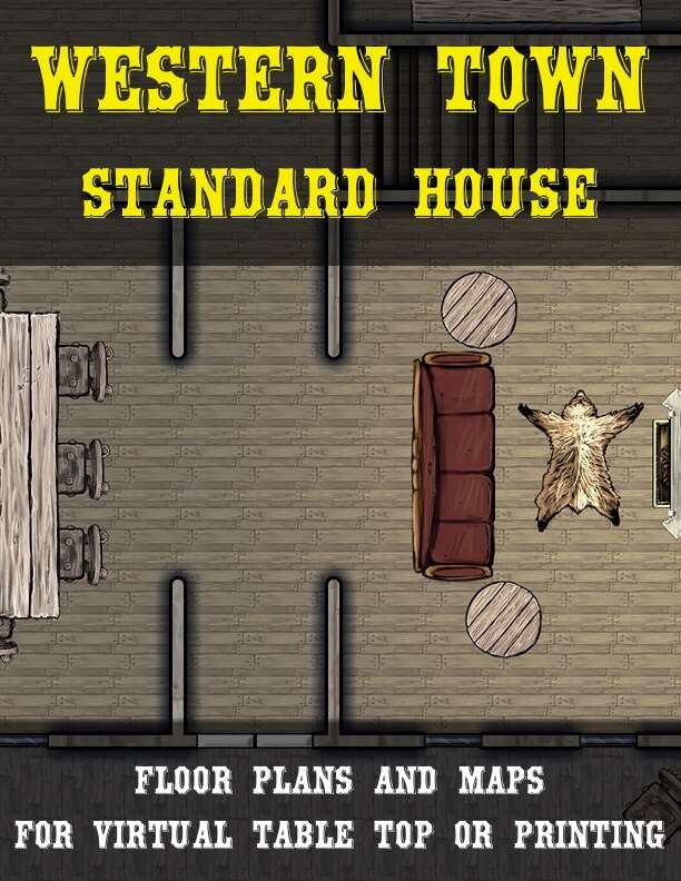 Western Town: Standard House | Map Pack - MmpApps | Western Maps ...