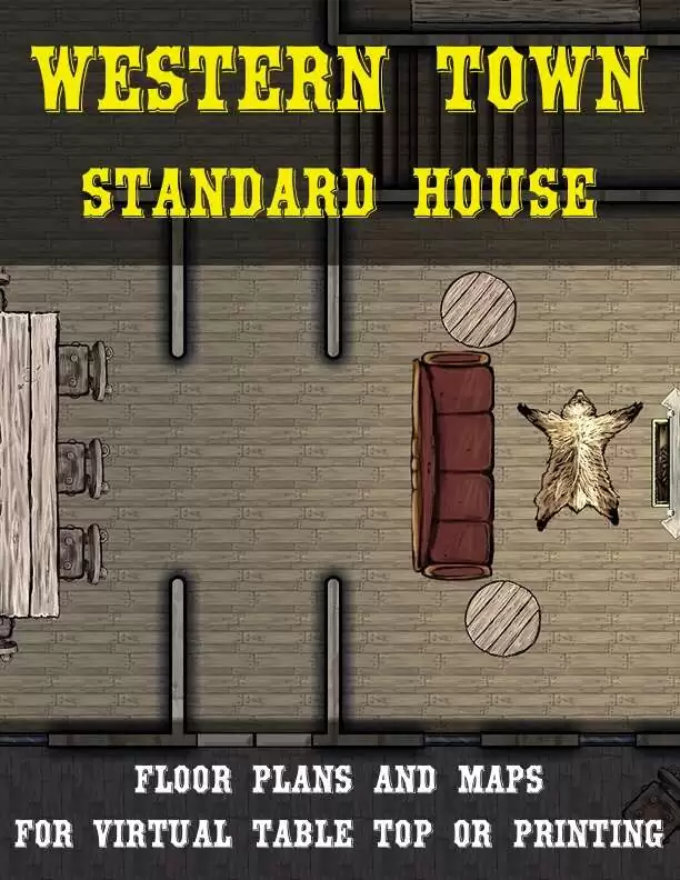 Western Town: Standard House | Map Pack - MmpApps | Western Maps ...