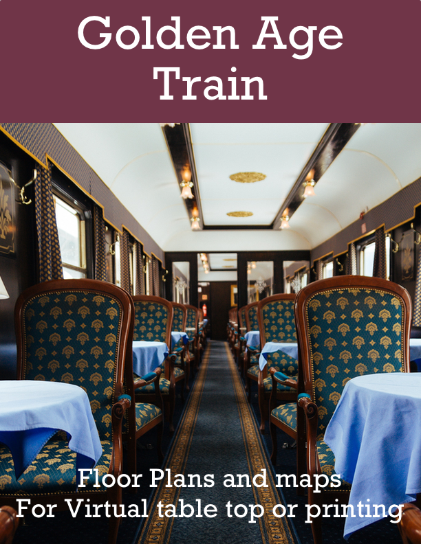 Golden Age Train | Map Pack - MmpApps | Historical Maps | DriveThruRPG