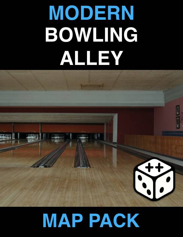 Bowling Alley | Map Pack - MmpApps | Modern Maps | DriveThruRPG