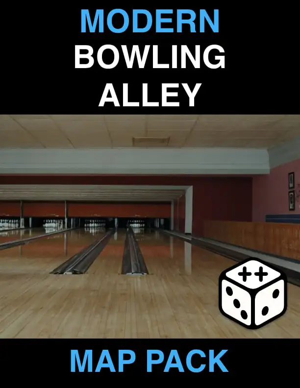 Bowling Alley | Map Pack - MmpApps | Modern Maps | DriveThruRPG