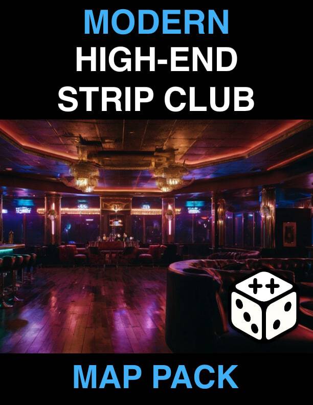 High-End Strip Club | Map Pack - MmpApps | Modern Maps | DriveThruRPG