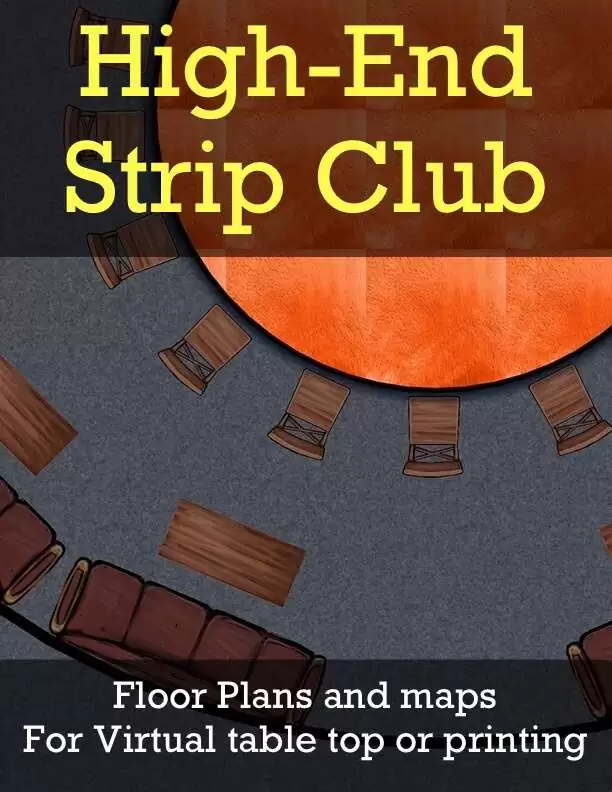 High-End Strip Club | Map Pack - MmpApps | Modern Maps | DriveThruRPG