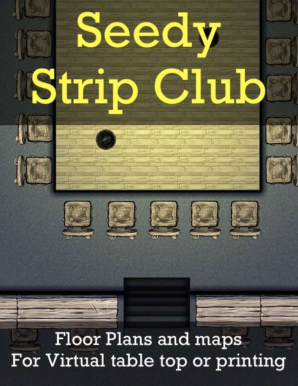Seedy Strip Club | Map Pack - MmpApps | Modern Maps | DriveThruRPG