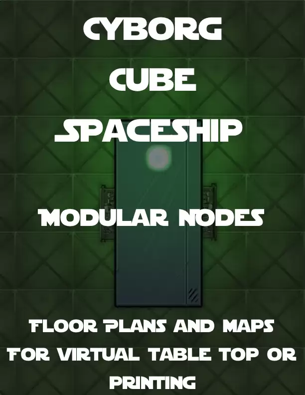 Cyborg Cube Spaceship | Tile Set - MmpApps | Science Fiction Maps ...